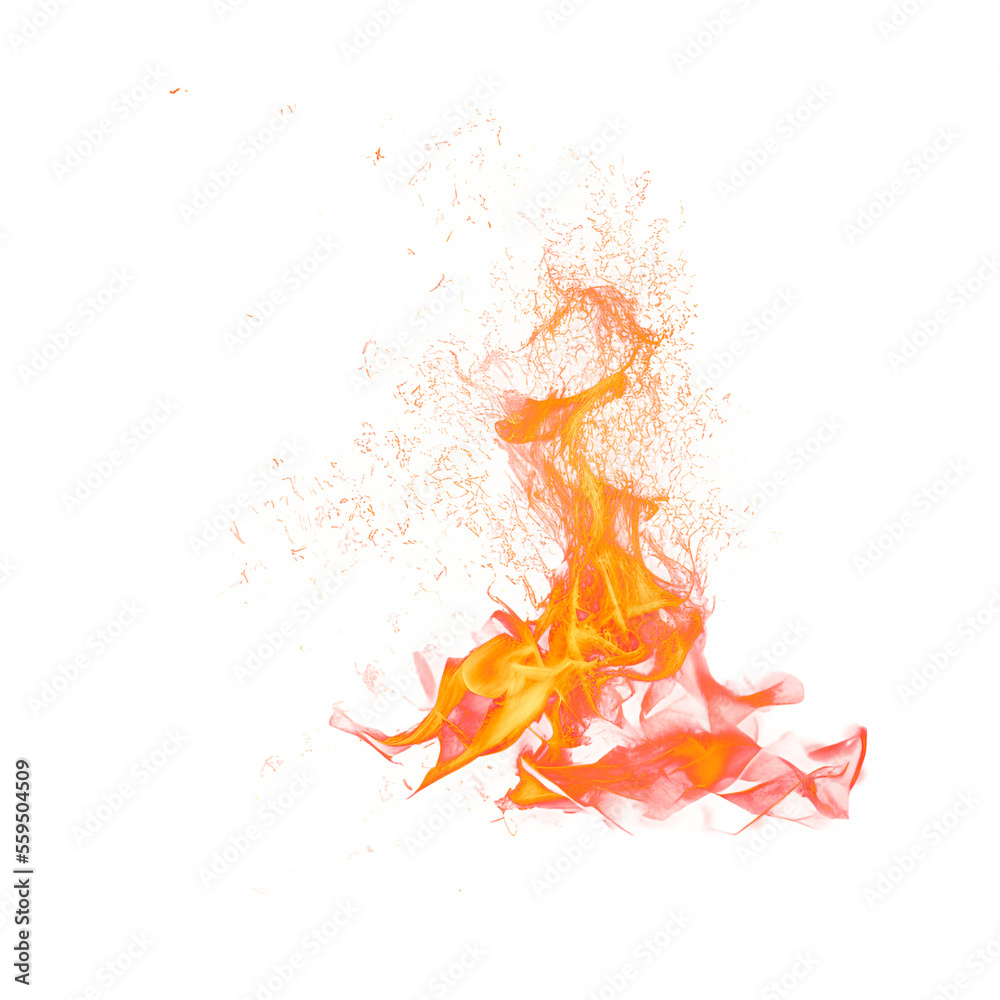 Easy to use flame overlay, transparent png Stock Illustration | Adobe Stock
