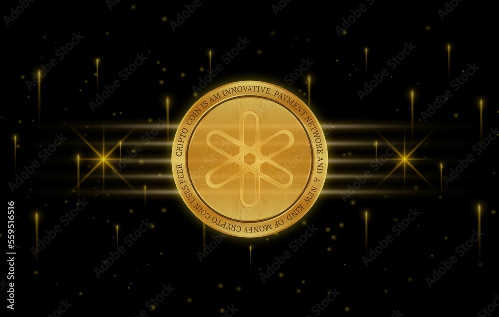 virtual coins and their logos. dent virtual currency logo. 3d ...