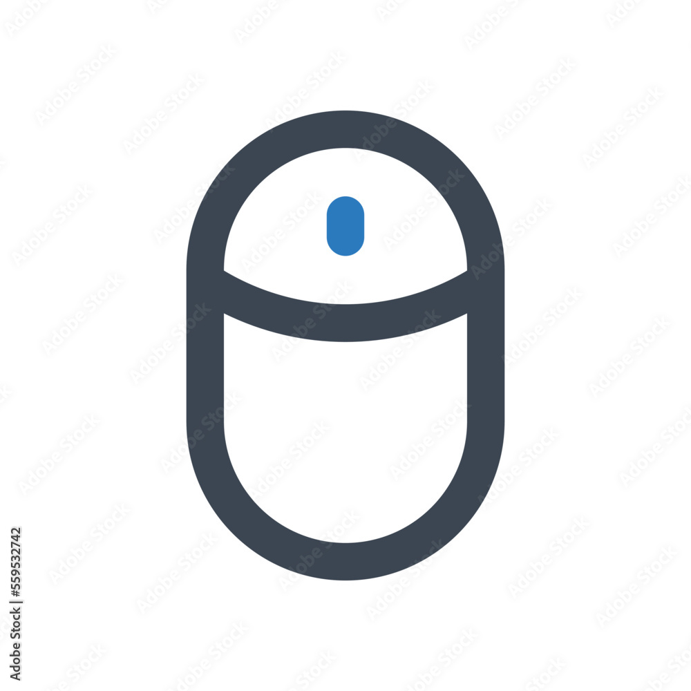 Mouse icon - vector illustration . Mouse, Click, Cursor, Pointer ...