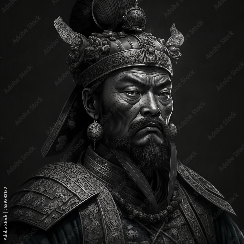 sun tzu. Created with Generative AI technology. ilustração do Stock ...