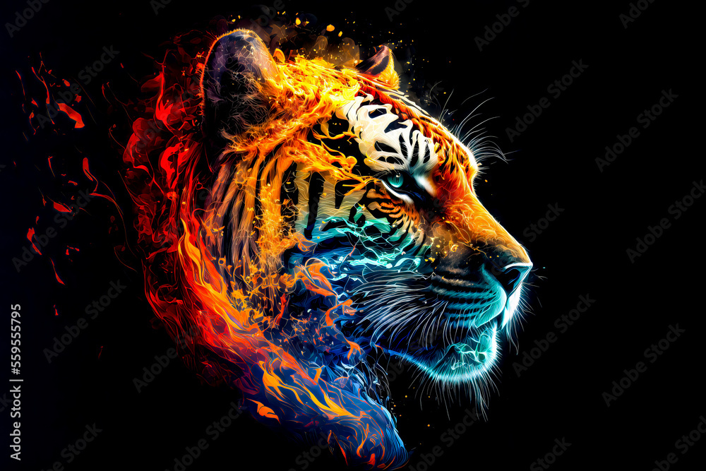Abstract Tiger Wallpapers