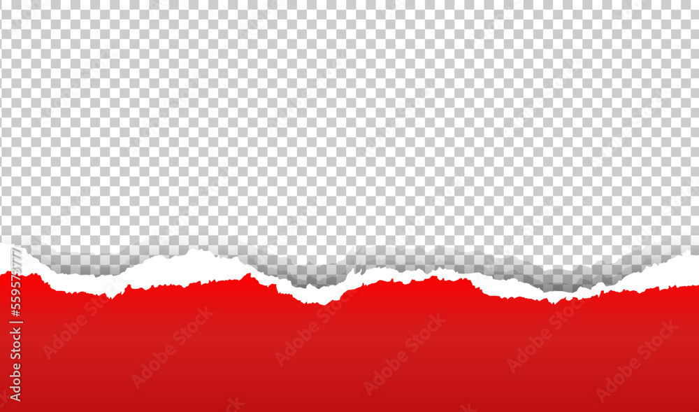 red ripped paper Stock Vector | Adobe Stock