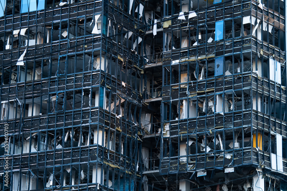 Foto Stock KYIV, UKRAINE - 10.10.2022. russia's military aggression ...