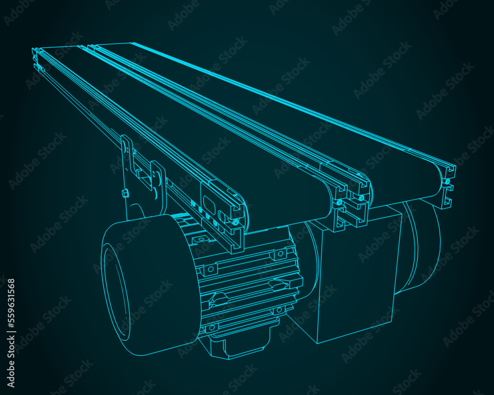 Poster Double belt conveyor – Wall Art | UkPosters