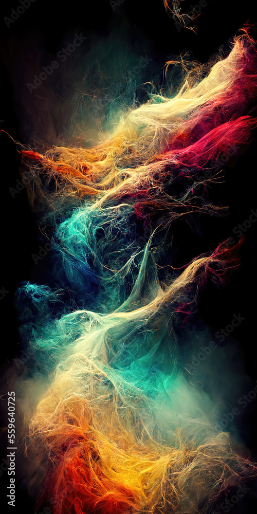 abstract colors wallpaper design, rainbow coloring, AI assisted ...