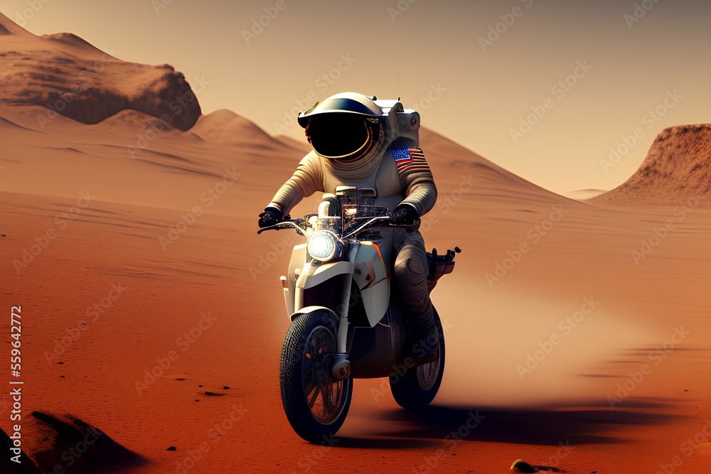 3 d render, high details, High quality artwork of a cowboy astronaut ...