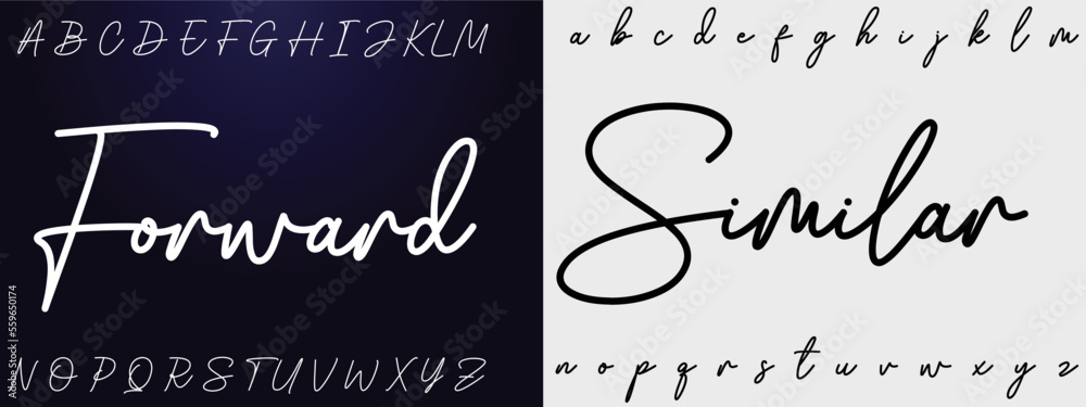 Signature Font Calligraphy Logotype Script Brush Font Type Font ...