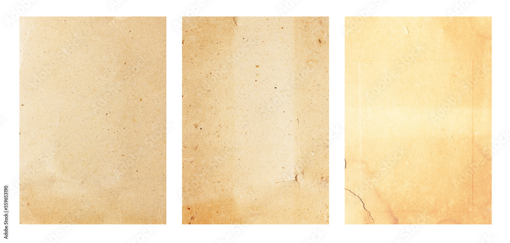 Vintage brown paper texture background. in A4 size for design work page ...