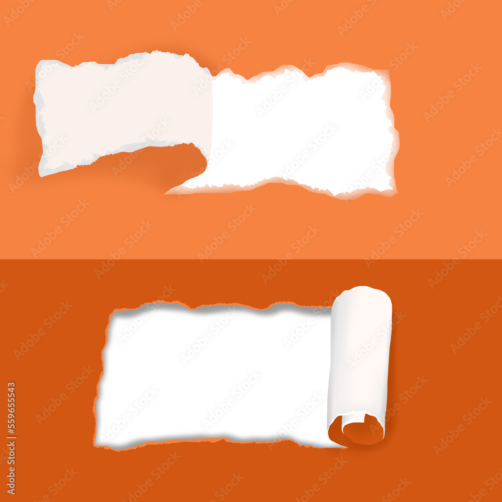torn paper background. ripped curl paper Stock Illustration | Adobe Stock