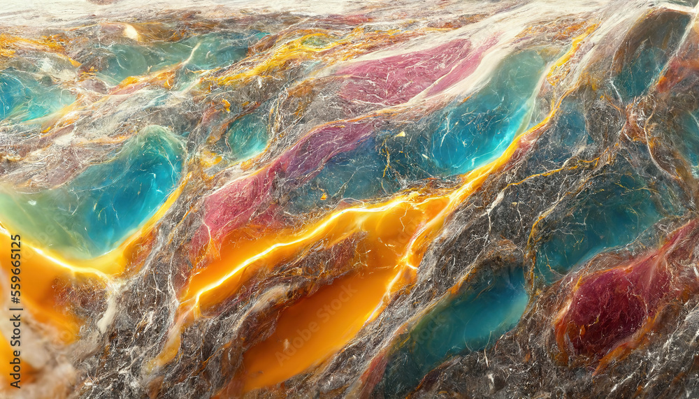 Splendid vibrant color marble luxury abstract background, wavy texture ...