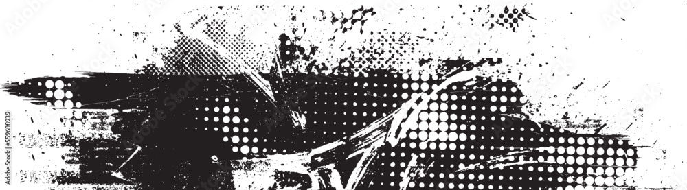 litch distorted grungy isolated banner . Design element for brochure ...