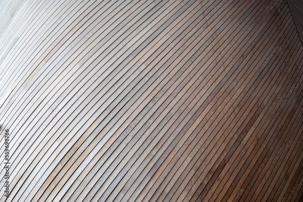 brut texture of wooden boards planks rounded curved line background of ...