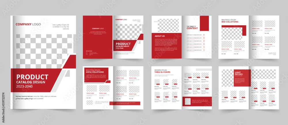 Product catalogue Template or Multipurpose Product catalog Design Stock ...
