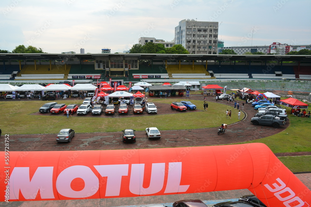 Car display overview at G fest car show in Quezon City, Philippines ...