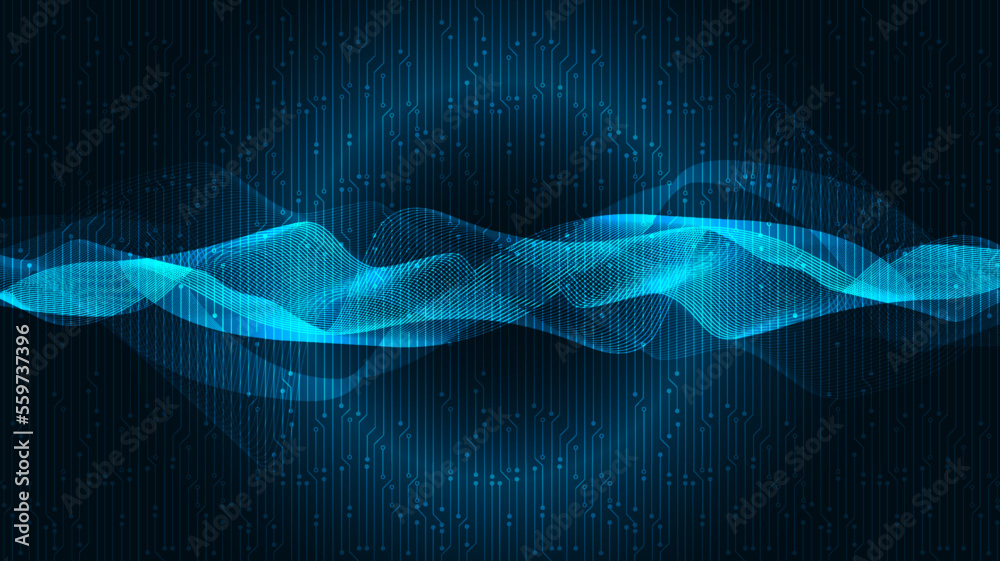 Aura Sound Wave Background,technology and earthquake wave diagram ...