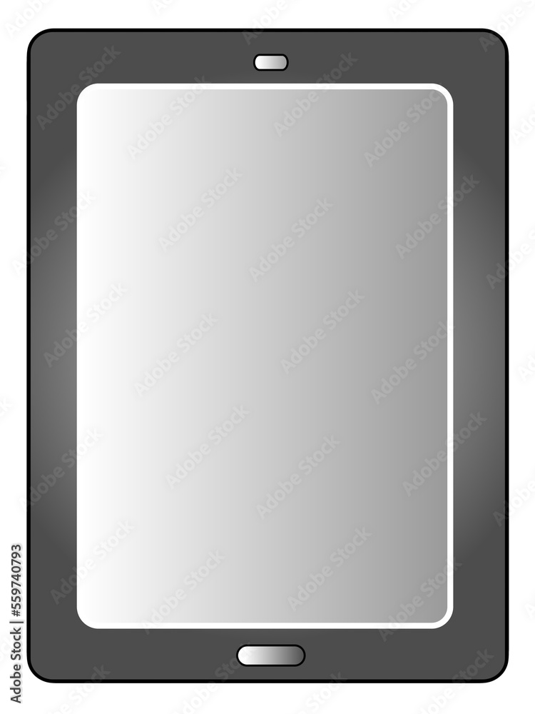 Symbol Tablet Illustration and transparent background PNG cut out Stock ...