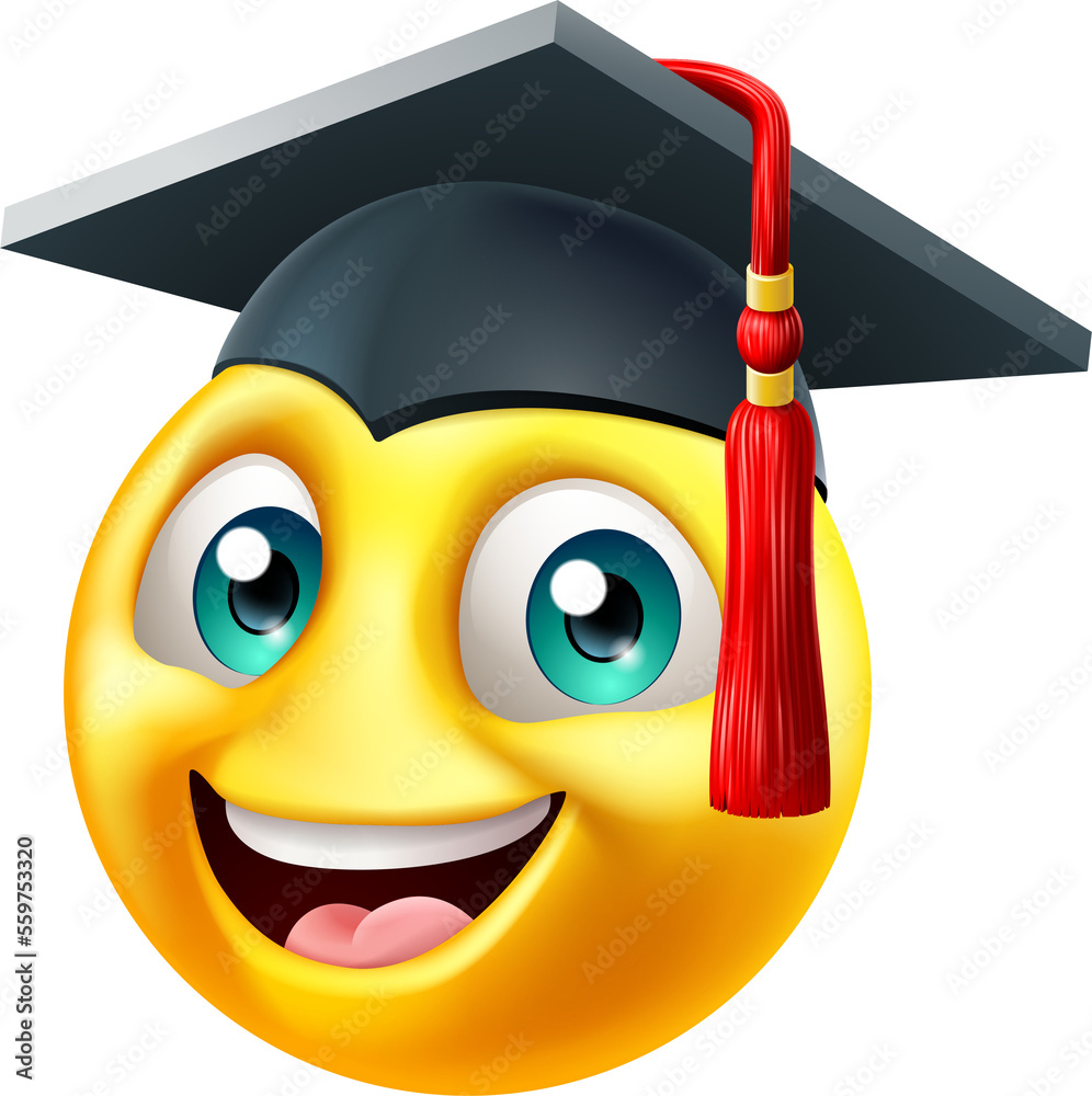 Education School College Graduate Emoji Emoticon Stock Illustration ... Education School College Graduate Emoji Emoticon Stock Illustration ...