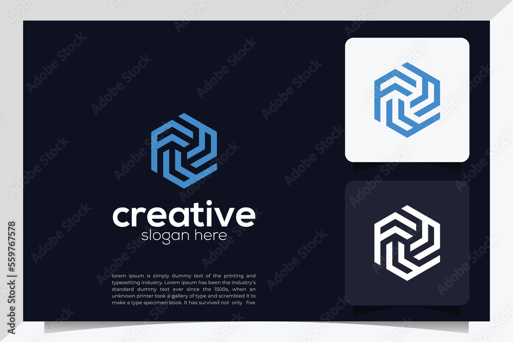 initials F or FFF logo vector triple F logo vector Stock Vector | Adobe ...