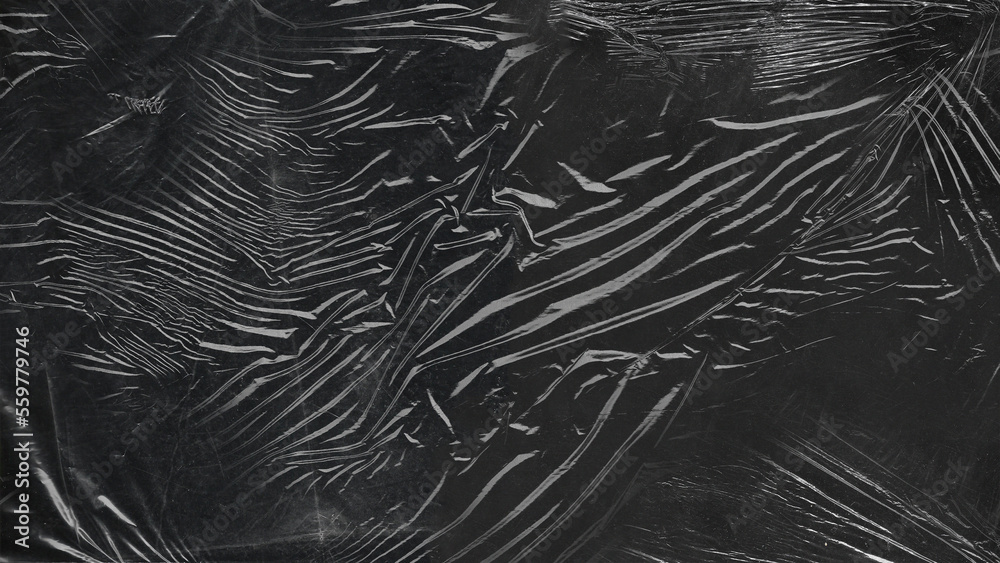 Black and Gray Plastic Wrap 4K Texture Stock Photo | Adobe Stock