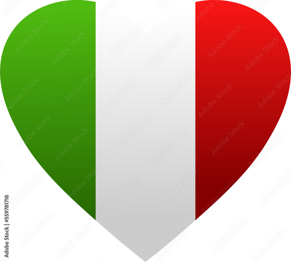 italian flag icon Stock Illustration | Adobe Stock