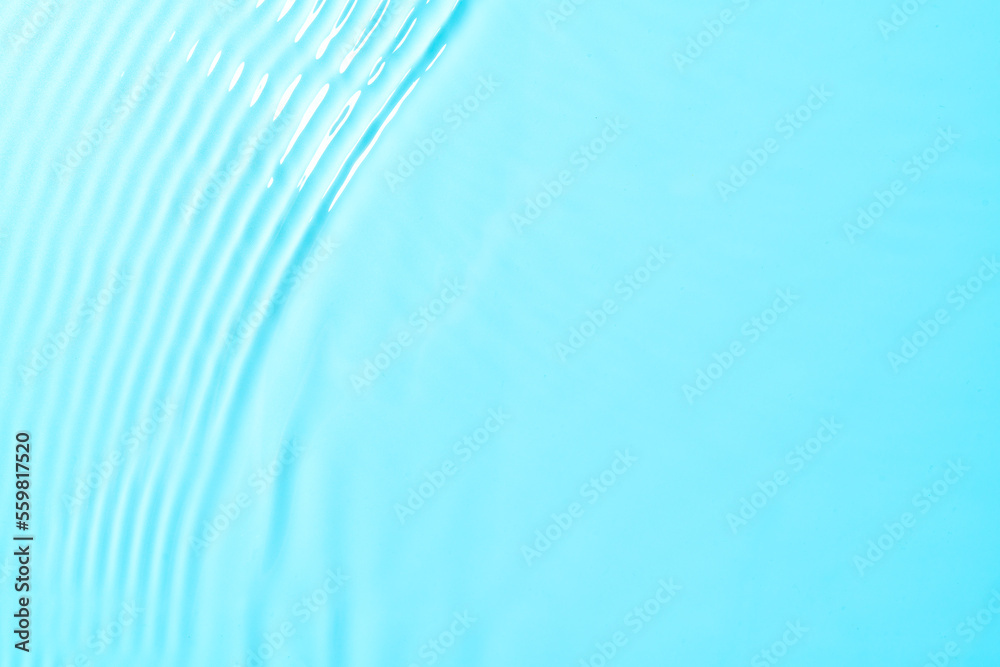 Delicate blue water texture mockup background with light reflection ...