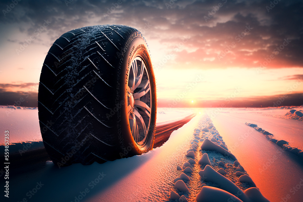 wheel of the car, ai generated Stock Illustration | Adobe Stock