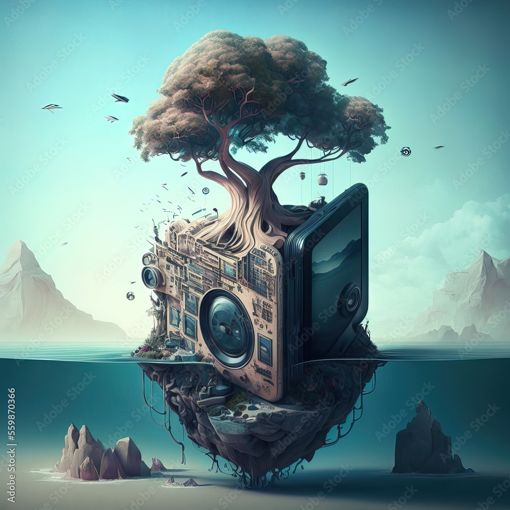 Concept of global warning, climate change and dying Earth. Earth after ...