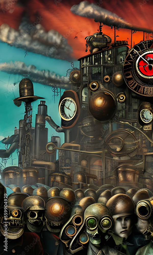 : Generative AI, weirdcore based vivid impact images depicting ...