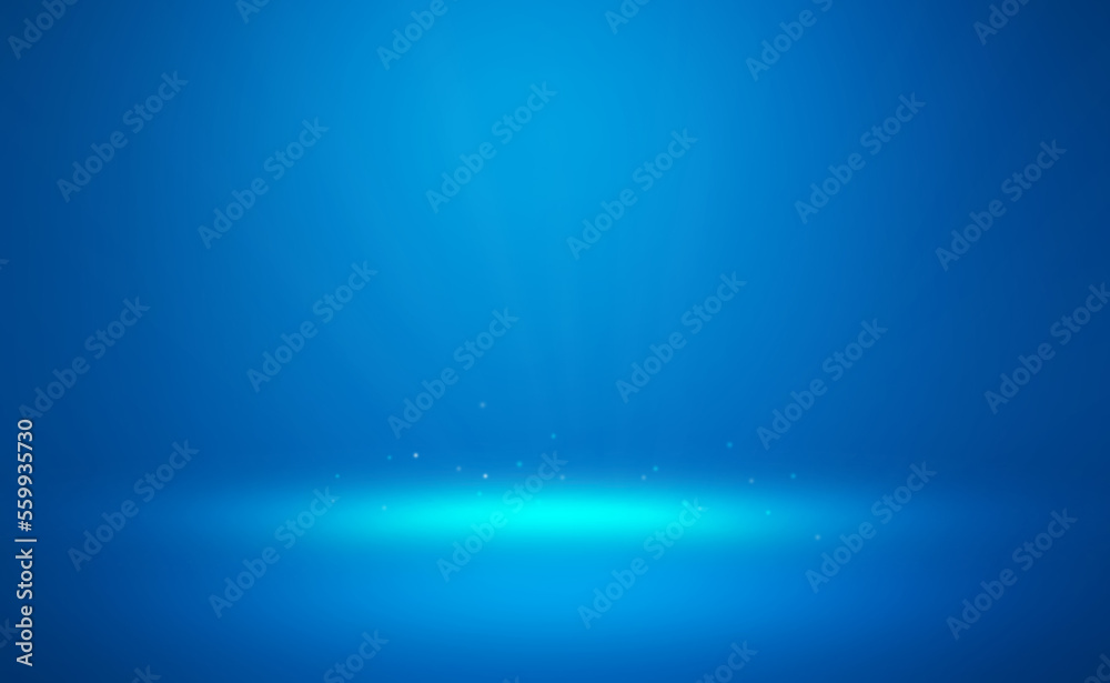blue gradient abstract background with soft spot light for product ...