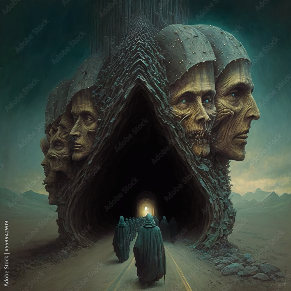 An Unsettling Pilgrimage in a Post Apocalyptic World. Monks going ...