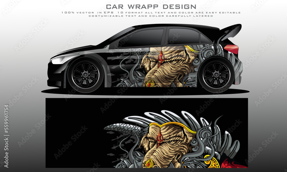 car livery graphic vector. abstract grunge background design for ...