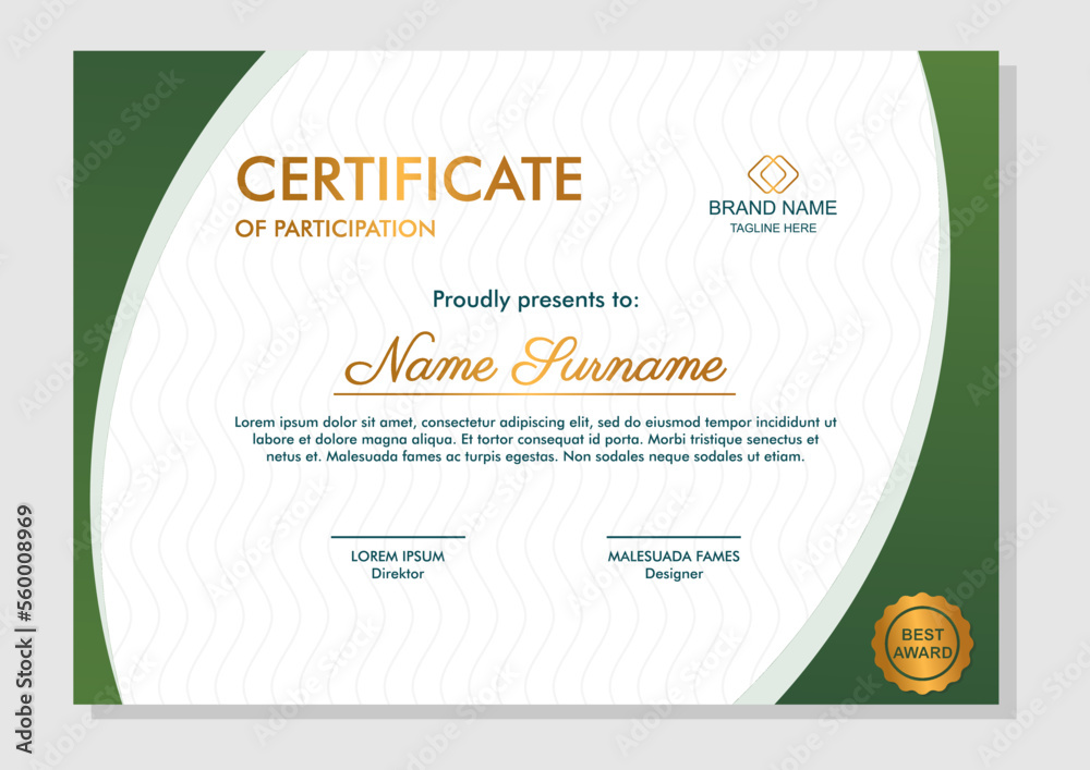 Minimalist Certificate of Appreciation template, Certificate of achievement, Awards diploma ...