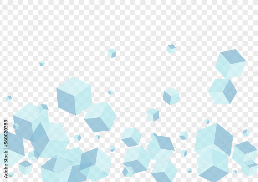 White Block Background Transparent Vector. Box Collection Design. Grey ...