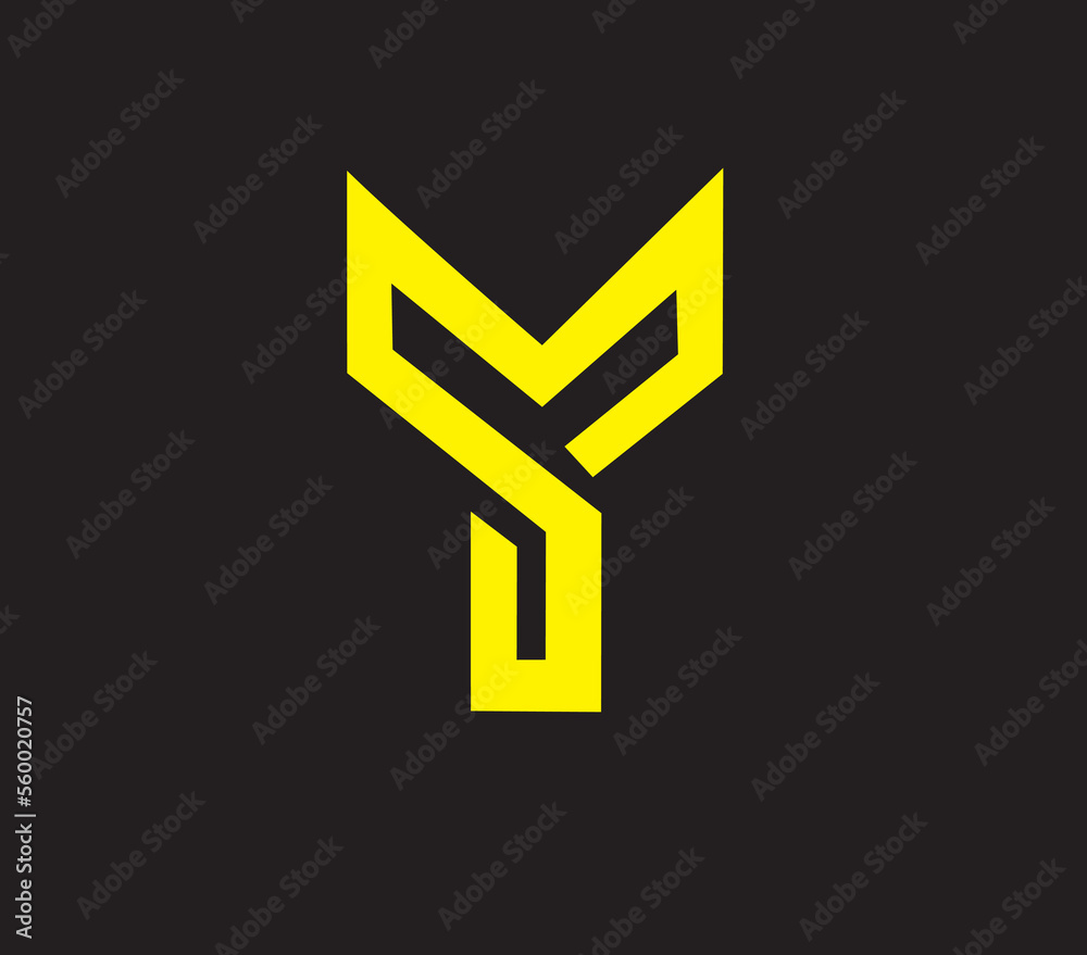 3d golden symbol MS logo design only for you in vector file Stock ...