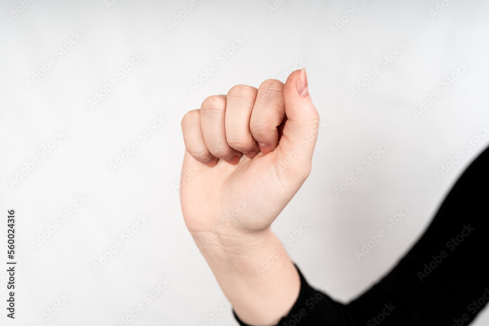 A letter , Static Hand Gestures for American Sign Language Letters,The ...