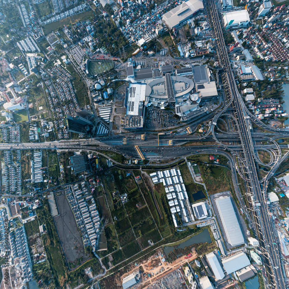 360 Degree panorama of Cars Passing Through The Automatic Point of ...