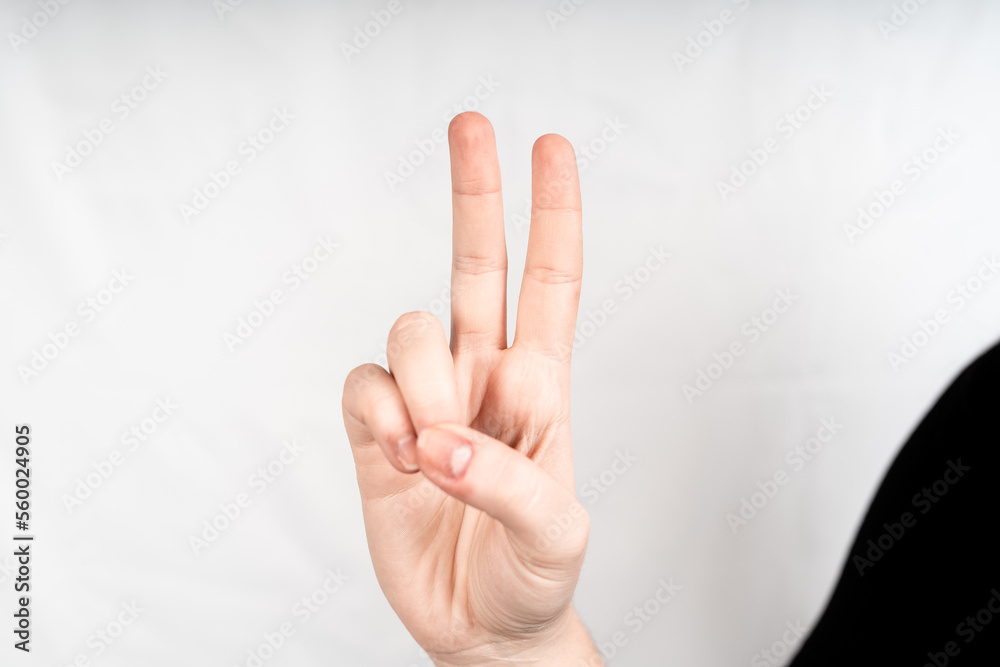 U Letter , Static Hand Gestures for American Sign Language Letters,The ...