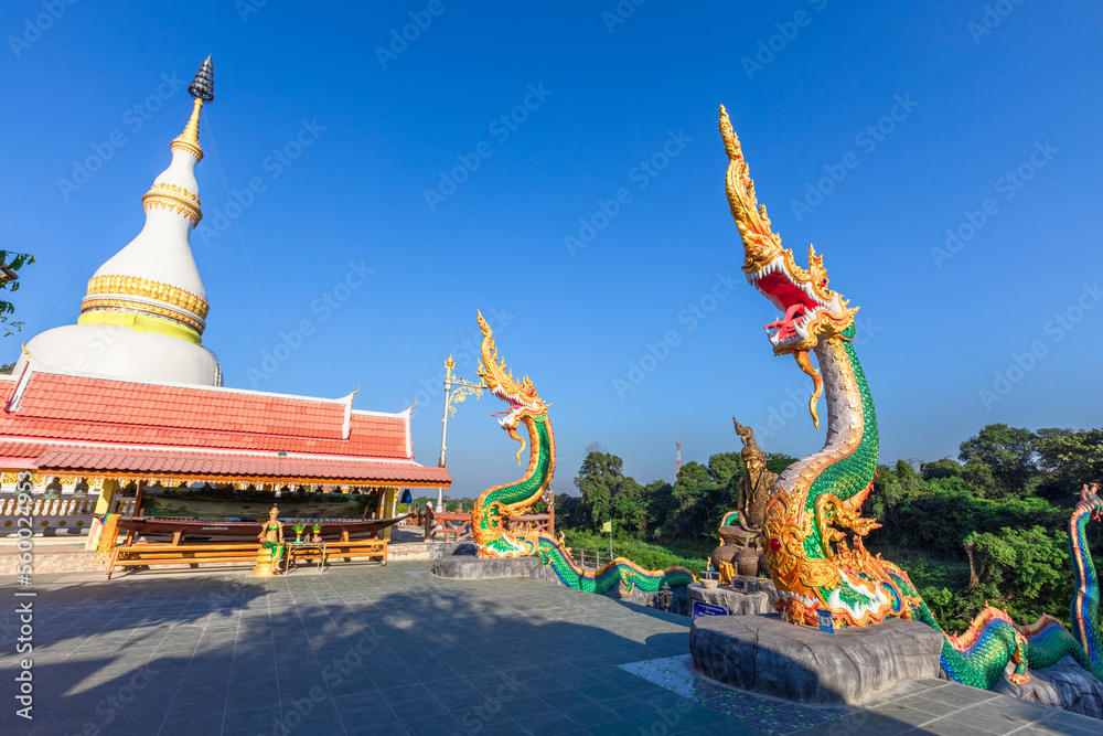 Wat Kaeng Khoi (Naka Cave)-Saraburi:December16,2022,atmosphere inside the temple has Naga ...