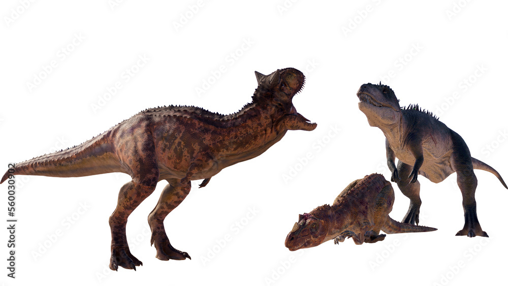 Carnotaurus dinosaur roaring on a blank background PNG ultra high ...
