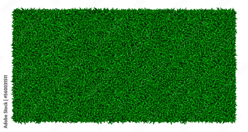 Green astro turf mat with grass texture. Carpet or lawn top view ...