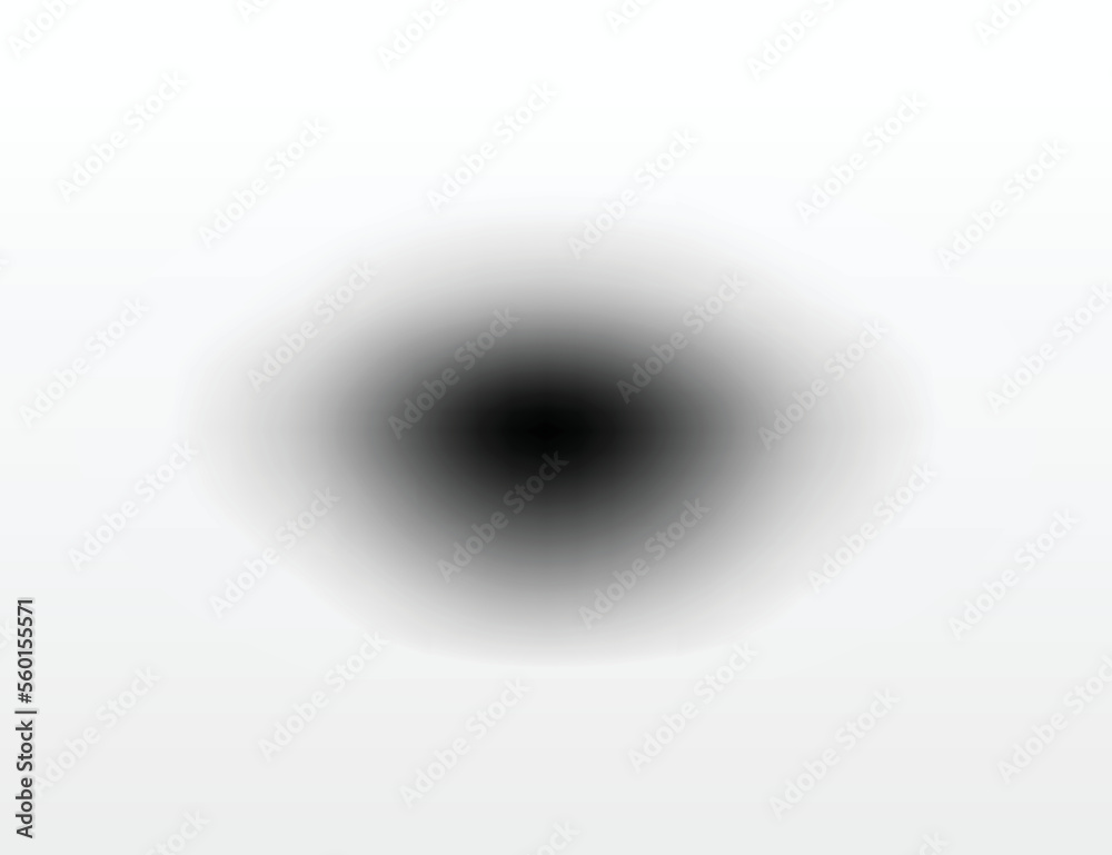 Shadow effect. Realistic blurred edges shadow of isolated template ...