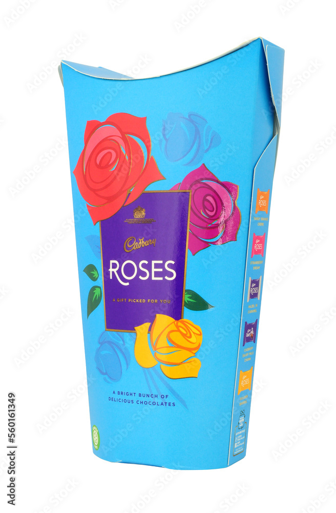 Cadbury roses carton an assortment of classic chocolates treats Stock ...