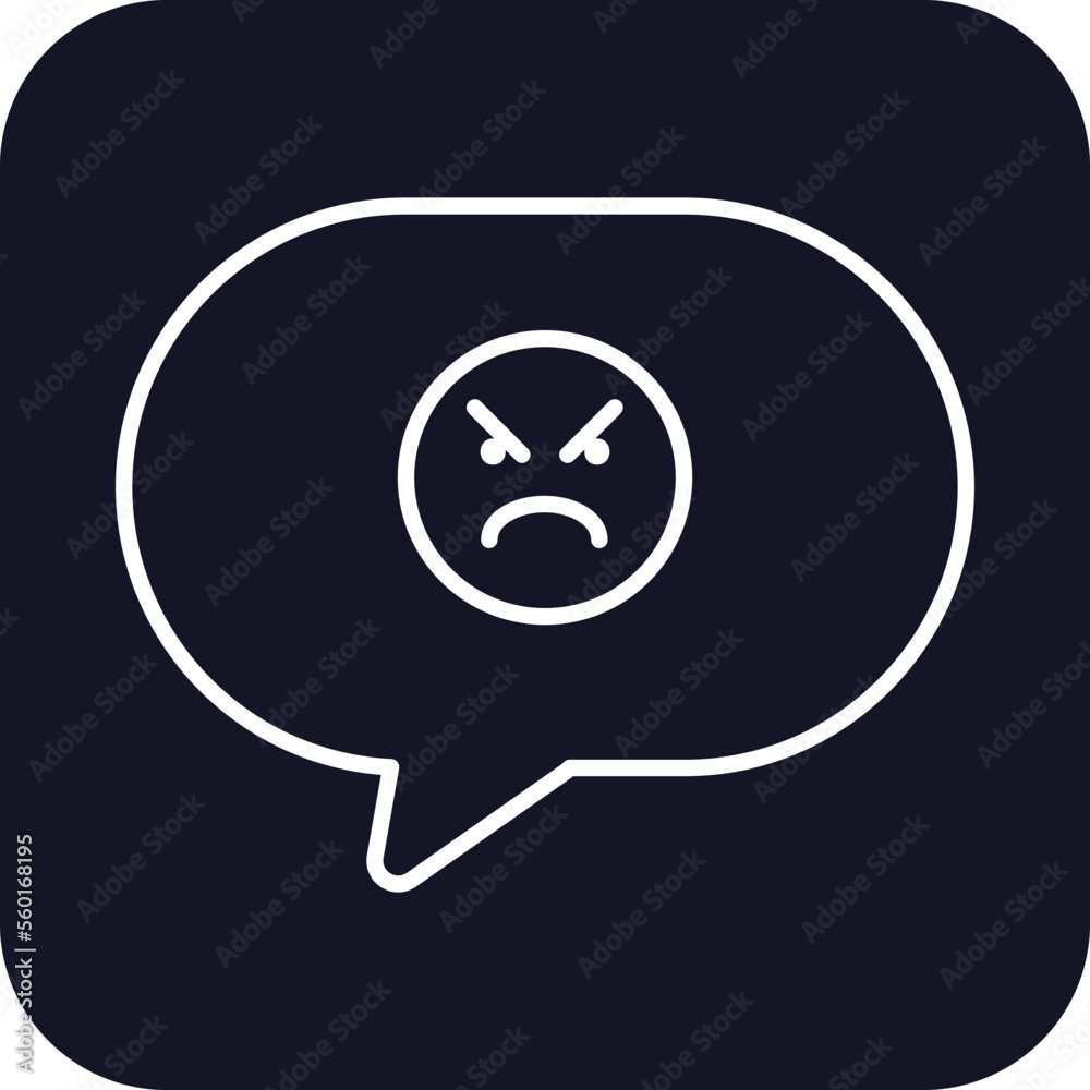 Mad Feedback Icons with black filled outline style. Related to Feedback ...