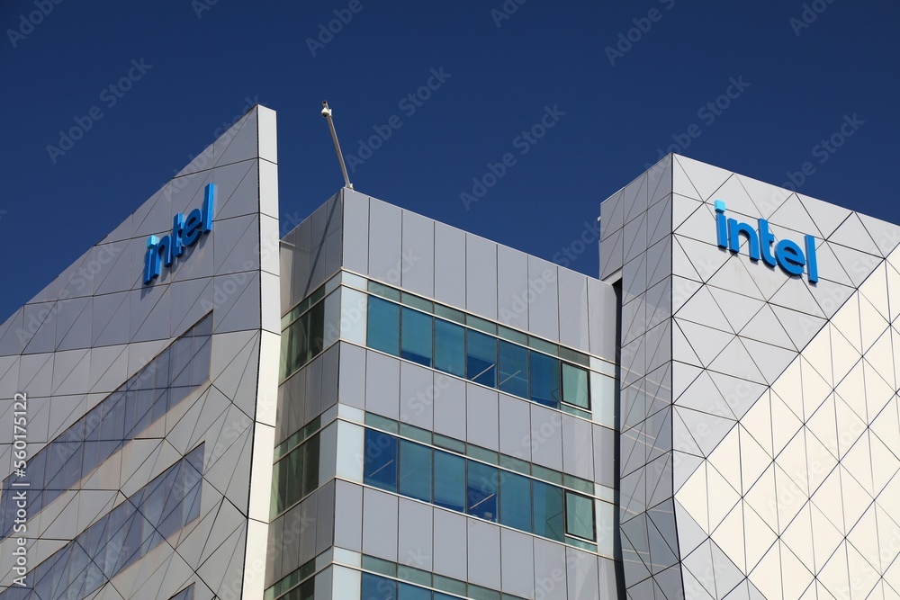 HAIFA, ISRAEL - NOVEMBER 1, 2022: Intel tech company research and ...
