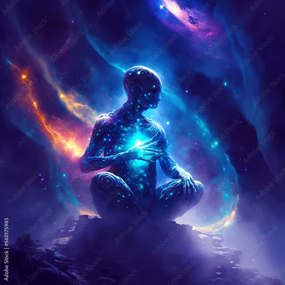 illustration of possible life forms in the universe Stock Illustration ...