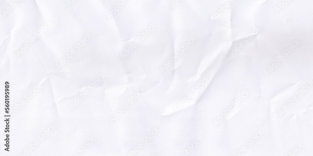 Clean white paper, wrinkled, abstract background. White crumpled paper ...
