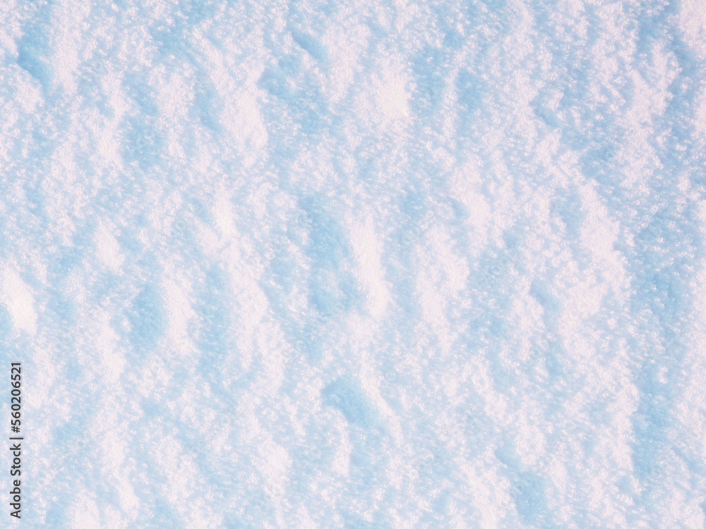 Natural snow texture. The surface of clean fresh snow. Snowy ground ...
