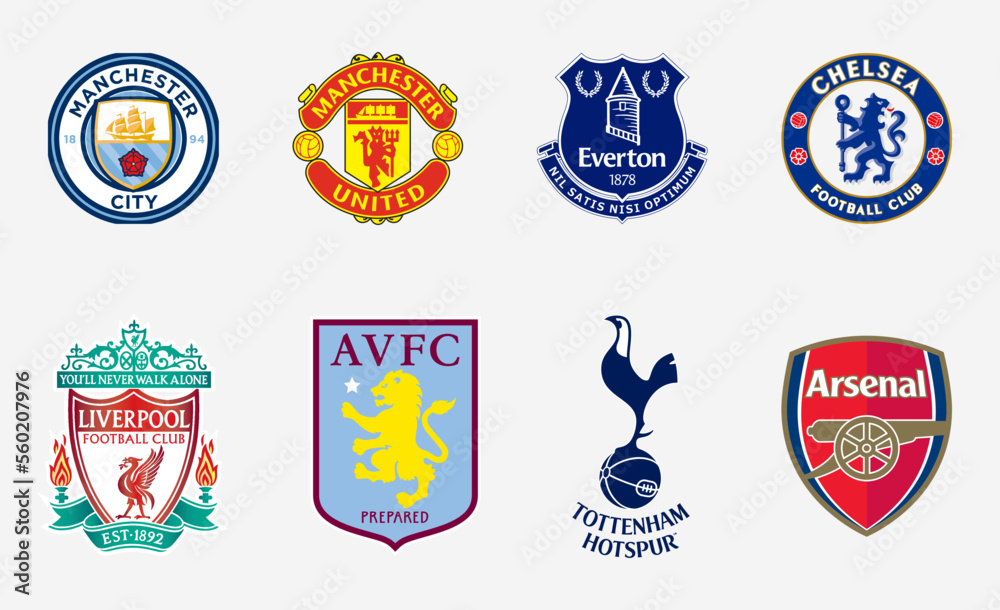 English Football Team Logos