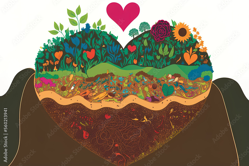 Composting love and compost or composted soil cycle as a composting ...