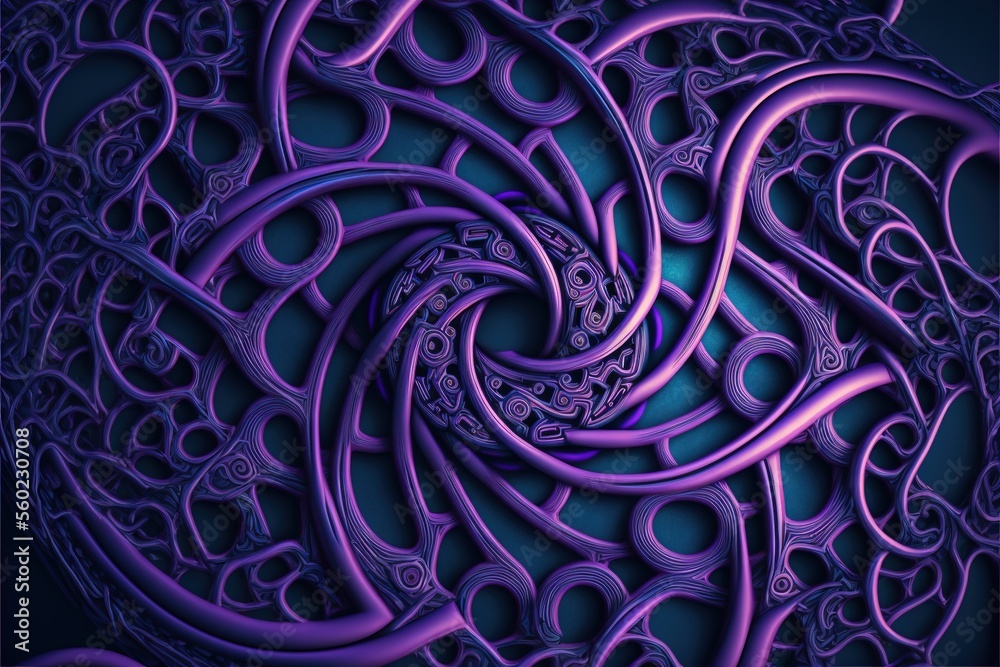 a purple abstract background with a spiral design on it's side and a ...